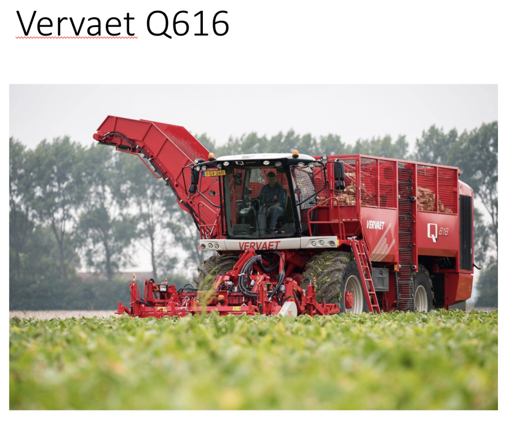 Line-up machines voor de oogstdemonstraties. - AgroTechniek Holland